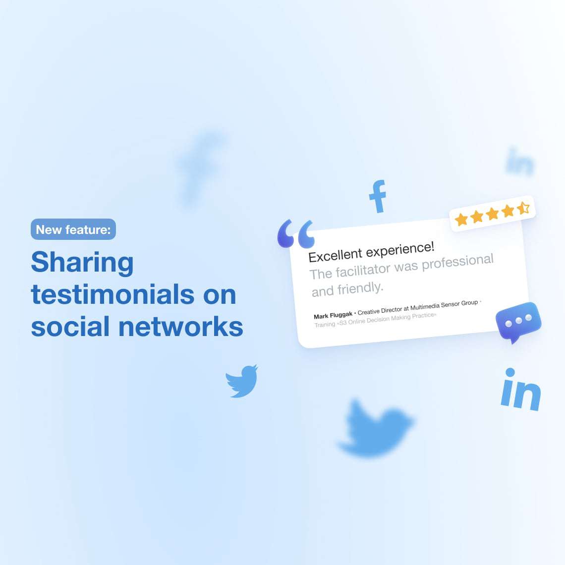 Make your feedback shine