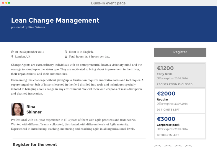 Product | Workshop Butler